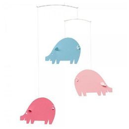 Flensted Mobiles Spiel, Mobile Piggy Schwein Pastel