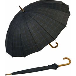 Impliva Langregenschirm Falcone® klassischer Herrenschirm 16-teilig