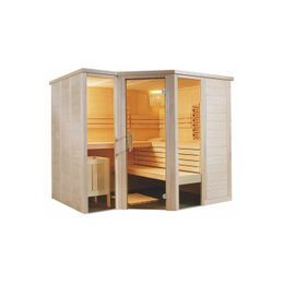 Sentiotec Infrarotkabine Sentiotec Arktis Infra+ Massivsauna Saunakabine Inkl. 2