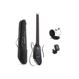 Donner Gitalele HUSH-I Elektroakustische Gitarre Kopflos Tragbar Gitarre zum Reisen