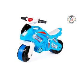 Technok Spielzeug-Motorrad Kinder Motorrad Transport in den Farben Blau und Weiß