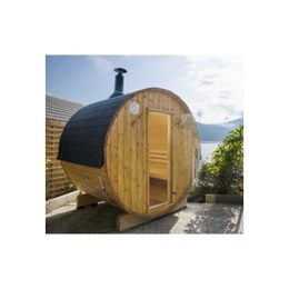 HARVIA Fasssauna Harvia Kammi 180 Saunafass Outdoor Barrel Sauna 220 x 180 cm