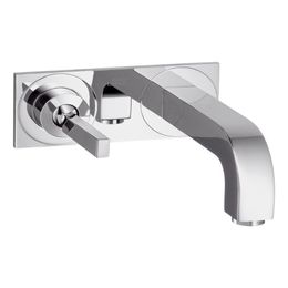 Hansgrohe Unterputzarmatur Axor Citterio Einhebel-Waschtischmischer m. Platte m. Pingriff Ausladung 220 mm