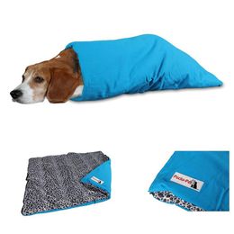 Home4Living Hundekorb Hundedecke Hundeschlafsack 76x81cm blau waschbar 30°