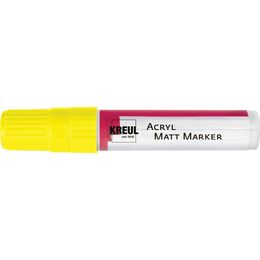 Kreul Flachpinsel Kreul Acryl Matt Marker XXL gelb