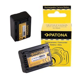 Patona 2x Akku für Panasonic VW-VBT190 Kamera-Akku Ersatzakku 1780 mAh (3
