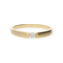 JuwelmaLux Fingerring JuwelmaLux Ring 750/000 (18 Karat) Gold mit Brillant JL10-07-0091 (kein Set