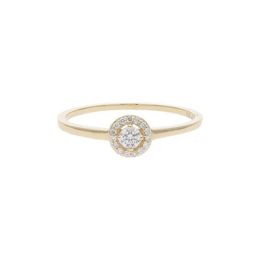 JuwelmaLux Fingerring JuwelmaLux Ring 585/000 (14 Karat) Gold mit Brillanten JL10-07-3368 54 (kein Set