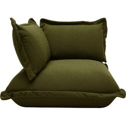 Tom Tailor HOME Sofa-Eckelement Cushion, im lässigen Kissenlook, mit softer Kaltschaumpolsterung, grün