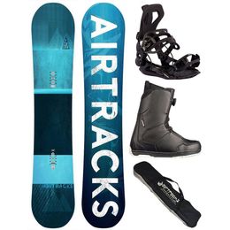 Airtracks Snowboard Herren Snowboard Komplett Set Blue Drifter Rocker Wide » Mod. 23