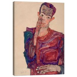 Posterlounge Leinwandbild Egon Schiele
