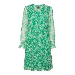 Véro Moda Vero Moda Sommerkleid VMGEMA GIL L/S V-NECK ABK DRESS WVN