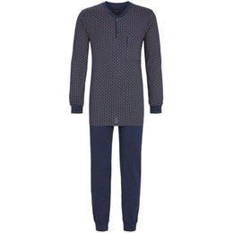 Ringella Pyjama Herren Schlafanzug mit Klassischem Muster