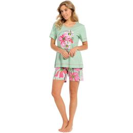 PASTUNETTE Schlafanzug Damen Pyjama kurz (2 tlg) auch in großen Größen