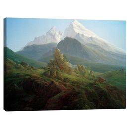 Posterlounge Leinwandbild Caspar David Friedrich