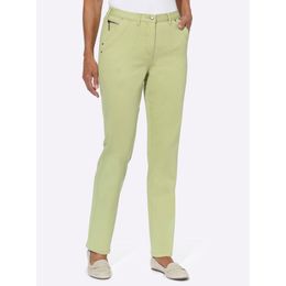 Bequeme Jeans Casual Looks Gr. 52, Normalgrößen, grün (lindgrün) Damen Jeans