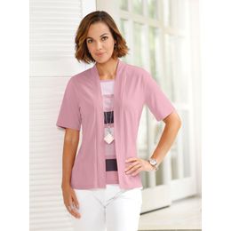 2-in-1-Shirt Casual Looks "Shirt" Gr. 42, lila (hortensie) Damen Shirts Jersey