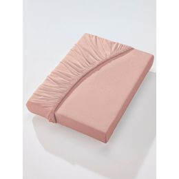 Spannbettlaken Estella WITT-PBK-Bettlaken-temporär Gr. B: 180-200 cm, 1 St., rosa (rosé) Spannbettlaken
