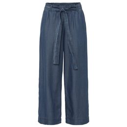 Culotte Inspirationen Gr. 46, Normalgrößen, blau (mittelblau) Damen Hosen Culottes Hosenröcke