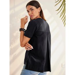 T-Shirt Heine "Shirt" Gr. 44, schwarz Damen Shirts Jersey
