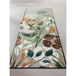Fußmatte Salonloewe Teppiche Gr. B/L: 60 cm x 85 cm, 7 mm, 1 St., grün Fußmatten gemustert