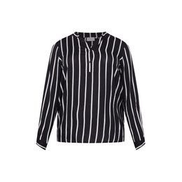 Kaffe CURVE Bluse 'Sida' Damen Gr&ouml;&szlig;e L schwarz / wei&szlig;