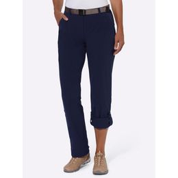 Webhose Casual Looks Gr. 50, Normalgrößen, blau (marine) Damen Hosen Stoffhosen