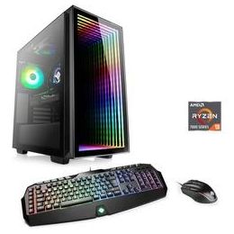 CSL Gaming-PC "HydroX V28373" Computer Gr. Microsoft Windows 11 Home (64 Bit), 32 GB RAM 2000 GB SSD, schwarz