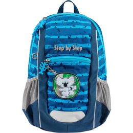 Step By Step® Kindergartenrucksack, Reißverschluss, wasserabweisend, 10 Liter, für Kinder, blau