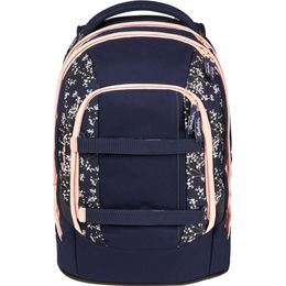 Satch Schulrucksack "pack Bloomy Breeze", floral, für Kinder, blau