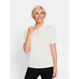 Poloshirt CLASSIC "Shirt" Gr. 46, beige (ecru) Damen Shirts Jersey
