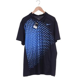 Nike Herren Poloshirt, schwarz, Gr. 42