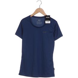 Jack Wolfskin Damen T-Shirt, blau, Gr. 34