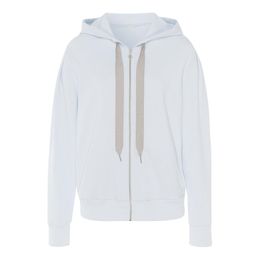 Hanro Zip-Up Hoodie 'Natural' female Blue size M