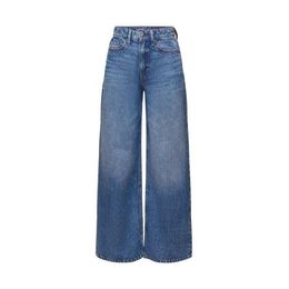 Esprit Regular-fit-Jeans Retro-Jeans mit hohem Bund und weitem Bein