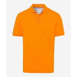 Brax Herren Poloshirt Style PETE, Orange, Gr. L