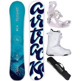 Airtracks Snowboard Damen Snowboard Komplett Set Orbelus »Mod. 22/23 (4er-Pack)