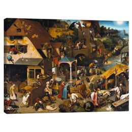 Posterlounge Leinwandbild Pieter Brueghel d.Ä.