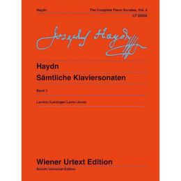 Universal Edition Wiener Urtext Edition / Band 3 / Sämtliche Klaviersonaten.Bd.3 - Joseph Haydn, Kartoniert (TB)