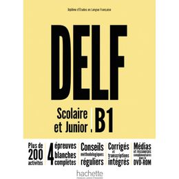 DELF Scolaire & Junior - Nouvelle édition / DELF Scolaire et Junior B1 Nouvelle édition - Livre de l'élève + DVD-ROM + corrigés - Nelly Mous, Sara Azevedo Rodrigues, Pascal Biras, Kartoniert (TB)