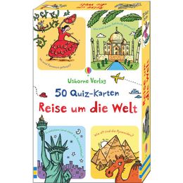 50 Quiz-Karten - Reise um die Welt