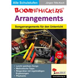 Boomwhackers Arrangements, m. Audio-CD - Jürgen Tille-Koch, Kartoniert (TB)
