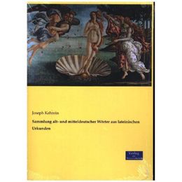 Sammlung alt- und mitteldeutscher Wörter aus lateinischen Urkunden - Joseph Kehrein, Kartoniert (TB)