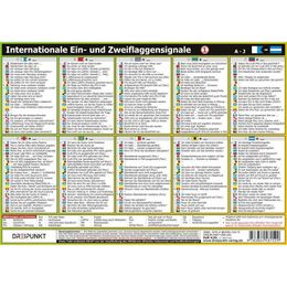 Info-Tafel-Set Flaggensignale - Michael Schulze, Poster