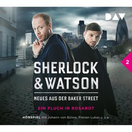 Sherlock & Watson - Neues aus der Baker Street - 2 - Ein Fluch in Rosarot - Viviane Koppelmann (Hörbuch)
