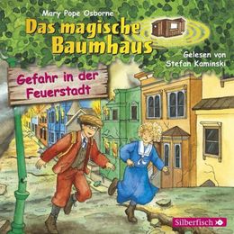 Silberfisch Das magische Baumhaus - 21 - Gefahr in der Feuerstadt - Mary Pope Osborne (Hörbuch)