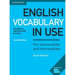 English Vocabulary in Use / English Vocabulary in Use Pre-intermediate and Intermediate 4th Edition, Kartoniert (TB)