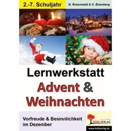 Lernwerkstatt / Lernwerkstatt Weihnachten - Gabriela Rosenwald, Claudia Eisenberg, Kartoniert (TB)