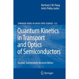Springer Berlin Heidelberg Quantum Kinetics in Transport and Optics of Semiconductors - Hartmut Haug, Antti-Pekka Jauho, Gebunden