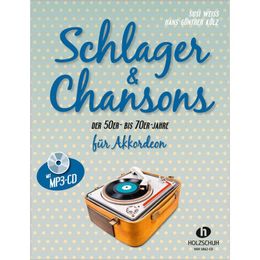 Schlager & Chansons der 50er- bis 70er-Jahre (mit MP3-CD), Kartoniert (TB)
